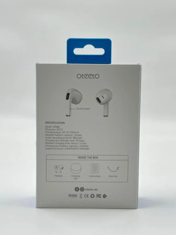 Oteeto True Wireless Earphone | Wireless Airpod | Bluetooth Earbud